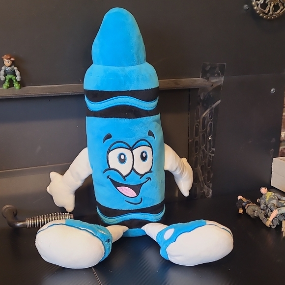 Crayola | Toys | Blue Crayon Plush Toy | Poshmark
